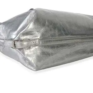 Saint Laurent Metallic Crinkled Calfskin Id Shoulder Bag