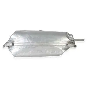 Saint Laurent Metallic Crinkled Calfskin Shoulder Bag - Silver