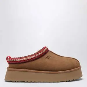 UGG Tazz Chestnut Suede Slipper - Beige
