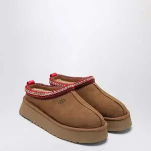 UGG Tazz Chestnut Suede Slipper - Beige