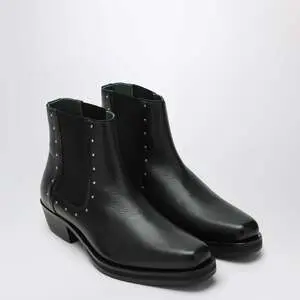 VINNY'S Joee Chelsea Ankle Boots In With Small Studs