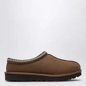 UGG Tasman Nubuck Slip-ons In Dark Chestnut - Brown