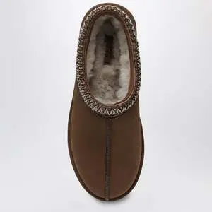 UGG Tasman Nubuck Slip-ons In Dark Chestnut - Brown