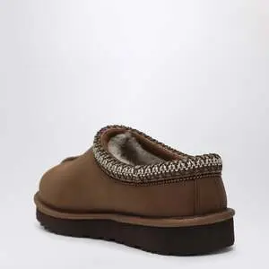 UGG Tasman Nubuck Slip-ons In Dark Chestnut - Brown