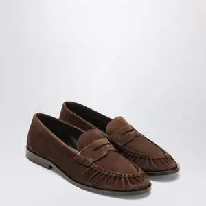 VINNY'S Louee Vale Loafers In Suede