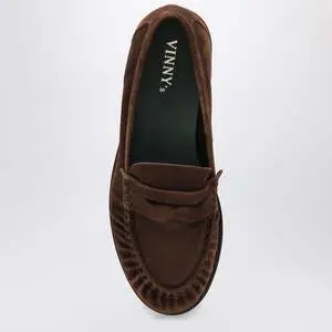 VINNY'S Louee Vale Loafers In Suede