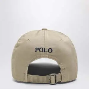 Polo Ralph Lauren Polo Bear Khaki Cotton Baseball Cap