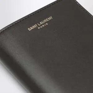 Saint Laurent Bicolor Smooth Calfskin Card Holder