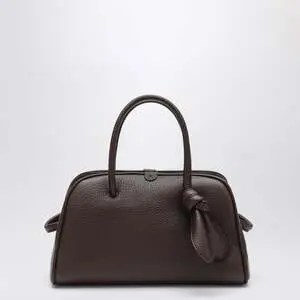 Jacquemus Small Turismo Bag In Dark Leather - Brown