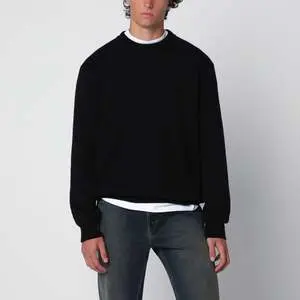 GOLDEN GOOSE Cotton Crewneck Sweater With Back Lettering