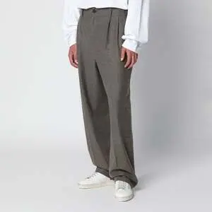 GOLDEN GOOSE Isiah Virgin Wool Flannel Jogger Trousers