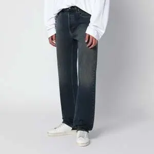GOLDEN GOOSE Journey Dark Straight-leg Cotton Jeans