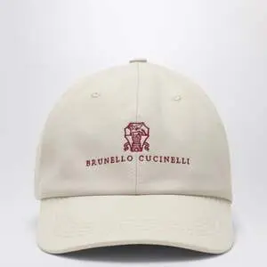 Brunello Cucinelli Sand-colored Baseball Cap In Cotton - Beige