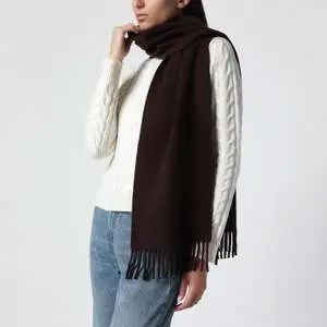 Max Mara Wool Scarf With Fringes
