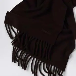 Max Mara Wool Scarf With Fringes