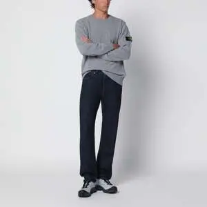 Stone Island Wool Mélange Crewneck Sweater - Grey