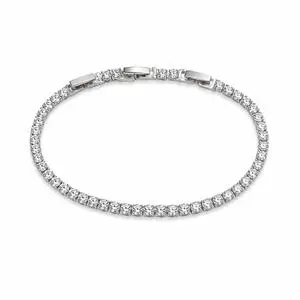 BY OZGE Starlight Tennis Bracelet - Silver