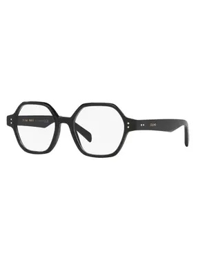 Celine Thin 2 Dots Cl50142i Eyeglasses - Black Shiny