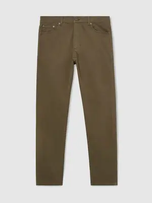 REISS Sunset Slim-fit Cotton-stretch Jeans - Washed Green