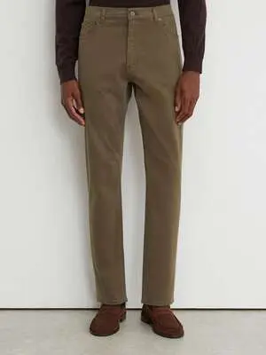 REISS Sunset Slim-fit Cotton-stretch Jeans - Washed Green