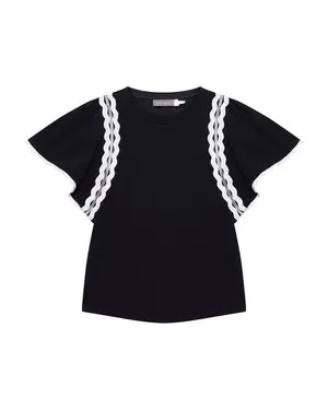 Mint Velvet Ric Rac Trim Cotton Top