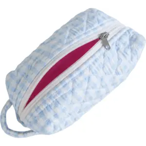 ME AND LIA Make-up Pouchsmall Gingham Blue