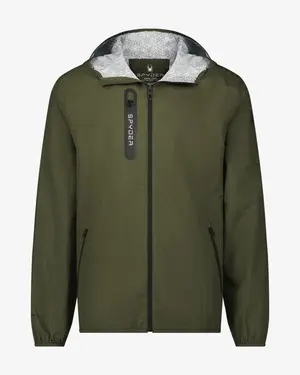 SPYDER Men Mountain Mist Rain Jacket Olive