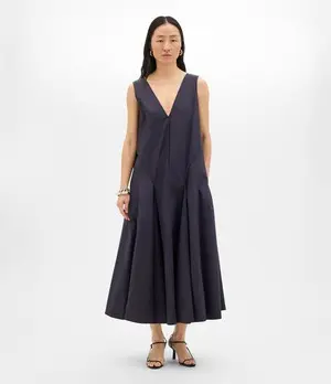 Another Tomorrow Full Skirt Dress | Midnight Midnight