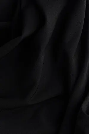 H&M Sleeveless Draped Top With Stand-up Collar