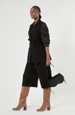 Marina Rinaldi Wide Leg Crop Trousers