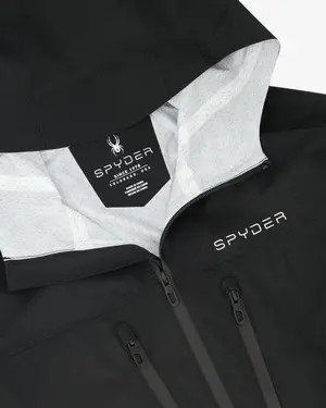 SPYDER Overcast Rain Jacket - Black