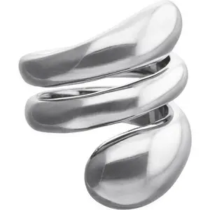 UNODE50 Triple Spiral Statement Ring - Silver