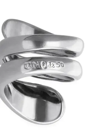 UNODE50 Triple Spiral Statement Ring