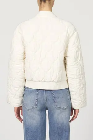 DEAR JOHN Quilted Jacket - Whitecap Grey