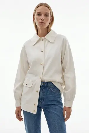 Exquise Button Detailed Jackets For Women