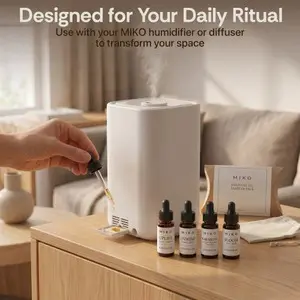 MIKO Essential Oil Discovery Set 4 Organic Aromatherapy Blends 4 X 3.7ml