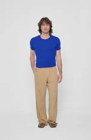EVERYBODY.WORLD Rib Short Sleeve - Lapis