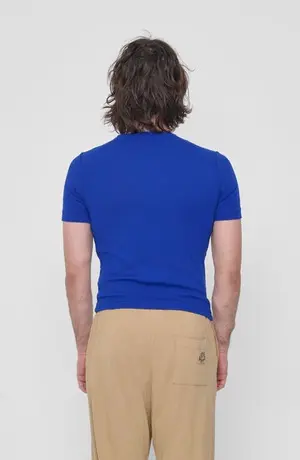 EVERYBODY.WORLD Rib Short Sleeve - Lapis