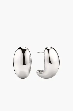 Mejuri Mega Dome Earrings - Sterling Silver