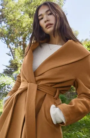 ITALIC Brigitte Cashmere Wool Robe