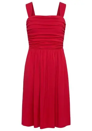 LASCANA Sleeveless Fit And Flare Dress With Built-in Bra