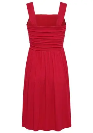 LASCANA Sleeveless Fit And Flare Dress With Built-in Bra