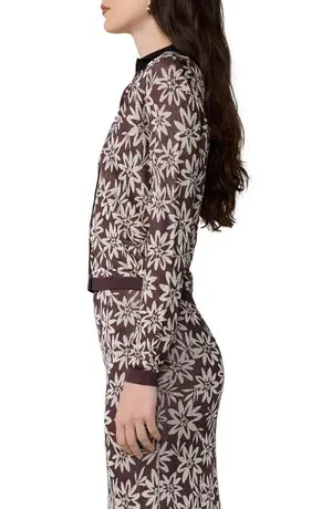 Diane Von Furstenberg Rae Botanical Print Knit Top