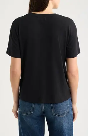 Bella Dahl Relaxed Crewneck T-shirt - Black