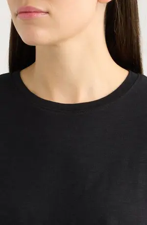 Bella Dahl Relaxed Crewneck T-shirt - Black