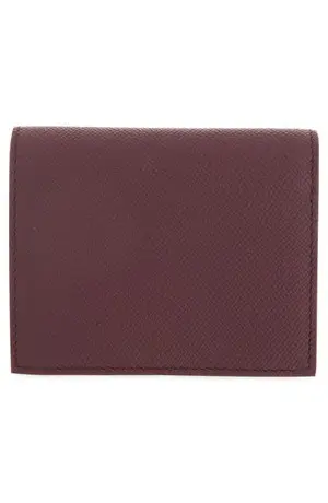 FERRAGAMO Gancini Leather French Wallet