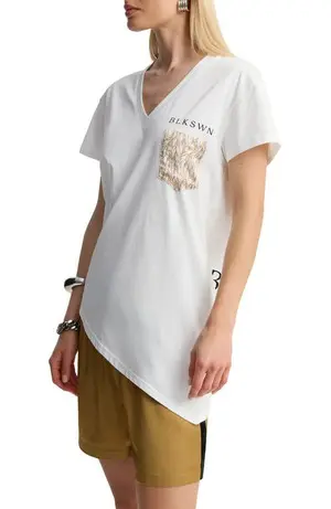 BLKSWN Feathers Short Pajamas Set