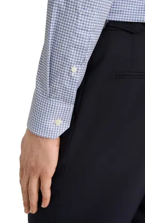Eton Contemporary Fit Micro Print Shirt