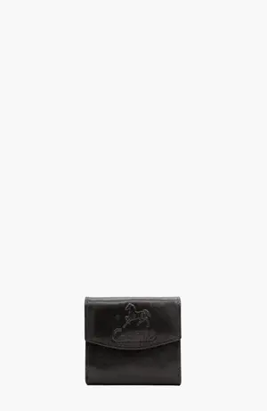 CAVALINHO Gentleman Mini Trifold Leather Wallet 530 - Black