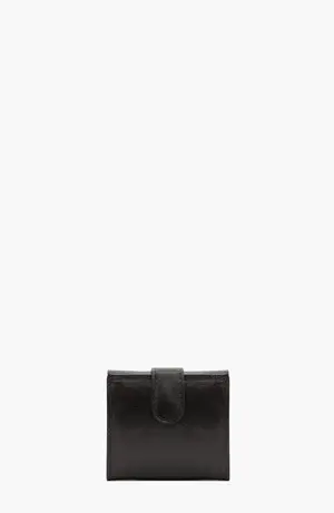 CAVALINHO Gentleman Mini Trifold Leather Wallet 530 - Black